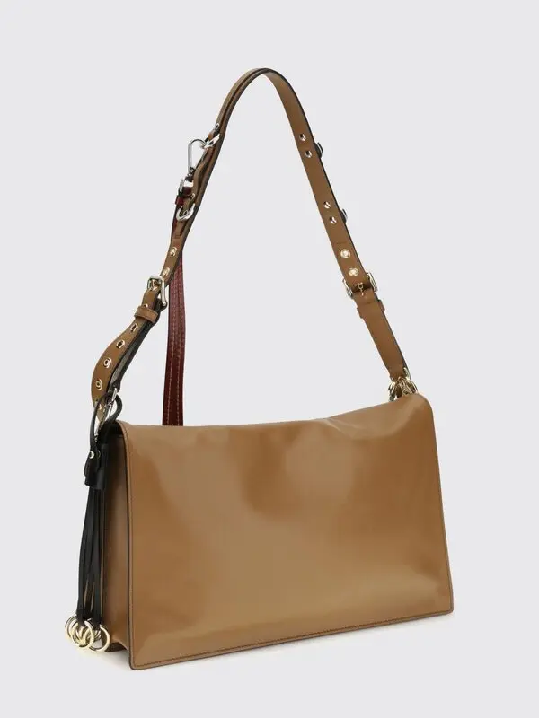Prada Large Soft Sound Calf Leather Shoulder Bag