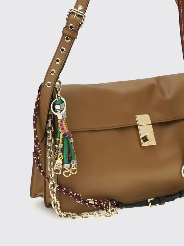 Prada Large Soft Sound Calf Leather Shoulder Bag