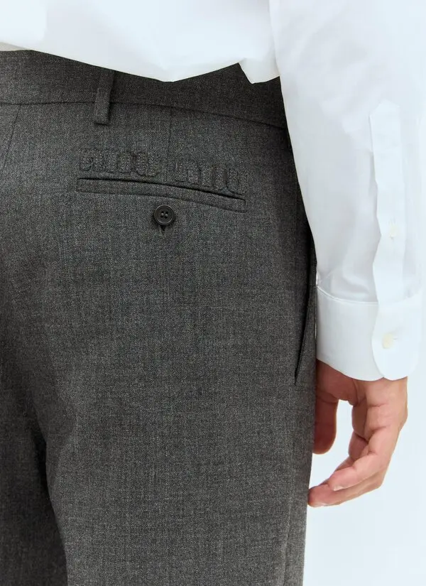 Miu Miu Marled Wool Pants