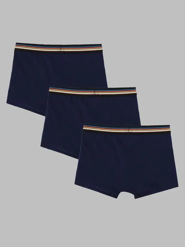 Paul Smith 3-pack Boxer In Cotone - Blue