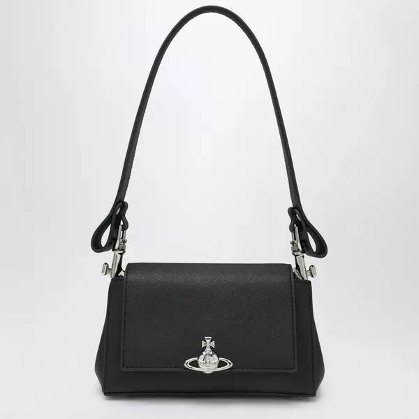VIVIENNE WESTWOOD Small Hazel Bag In Leather - Black