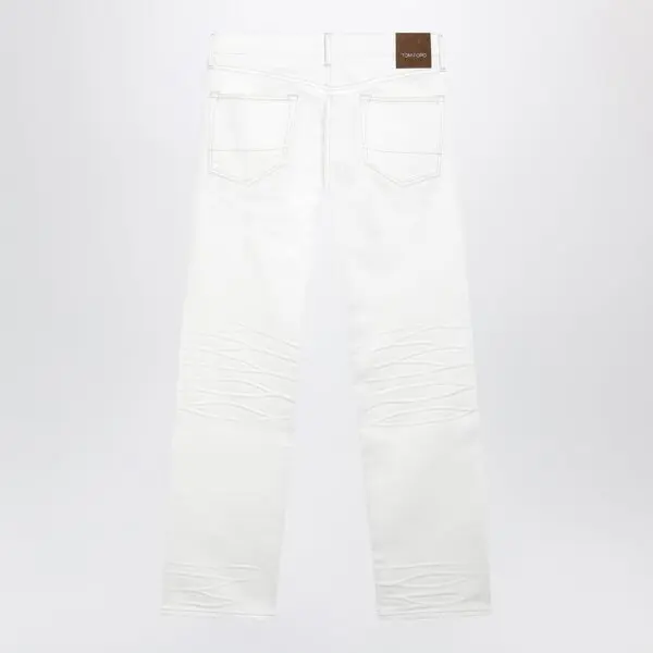 TOM FORD Jeans With Biker-effect Details