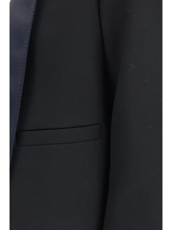 TOM FORD Cropped Single-breasted Jacket - Black