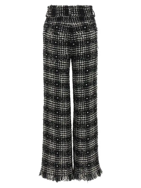 Giuseppe Di Morabito Prince Of Wales Bouclé Pants - Multicolor