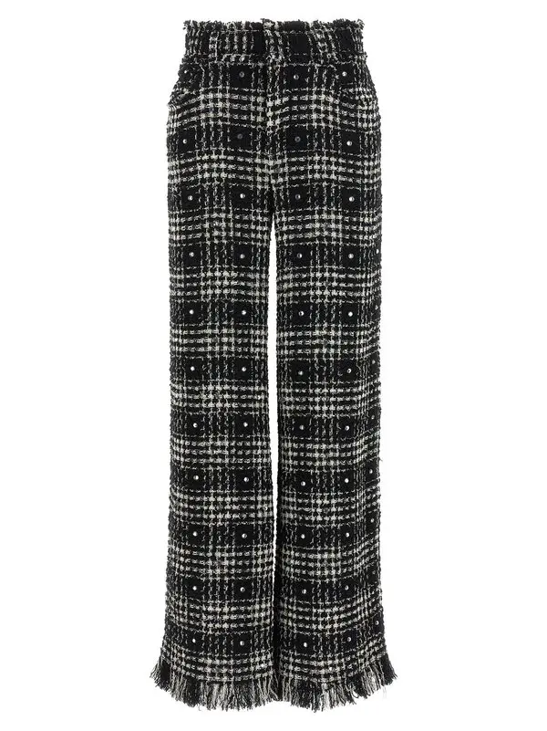 Giuseppe Di Morabito Prince Of Wales Bouclé Pants - Multicolor