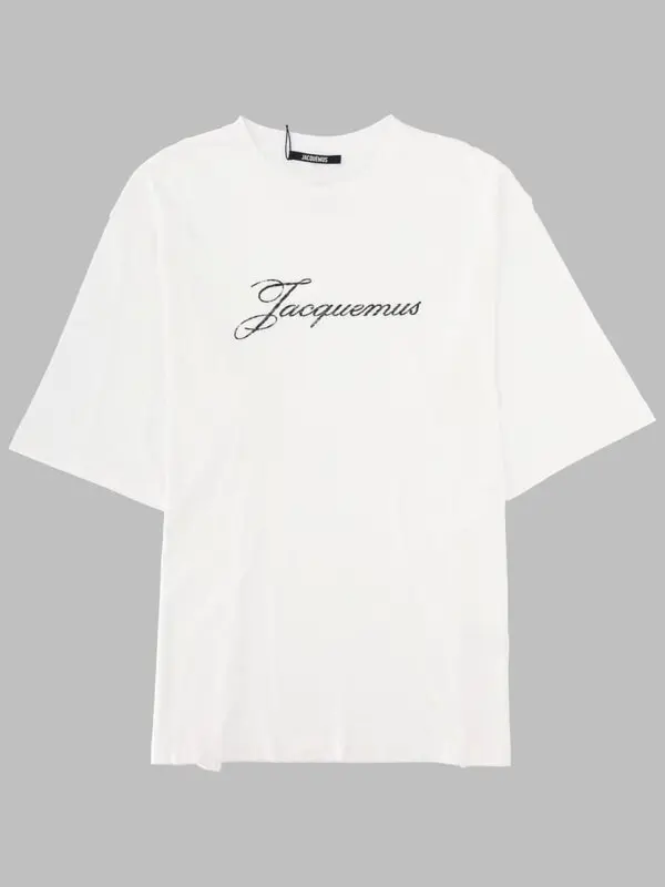 Jacquemus T-shirt Con Logo - White