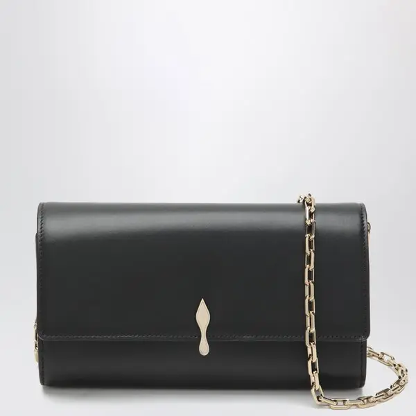 CHRISTIAN LOUBOUTIN Clutch Bag With Chain Strap - Black