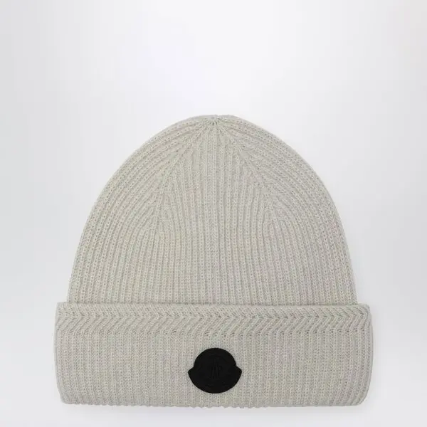 Moncler Wool And Cashmere Beanie - White