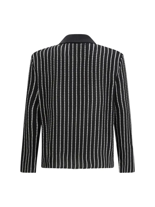 JIL SANDER Embroidered Crochet Cardigan