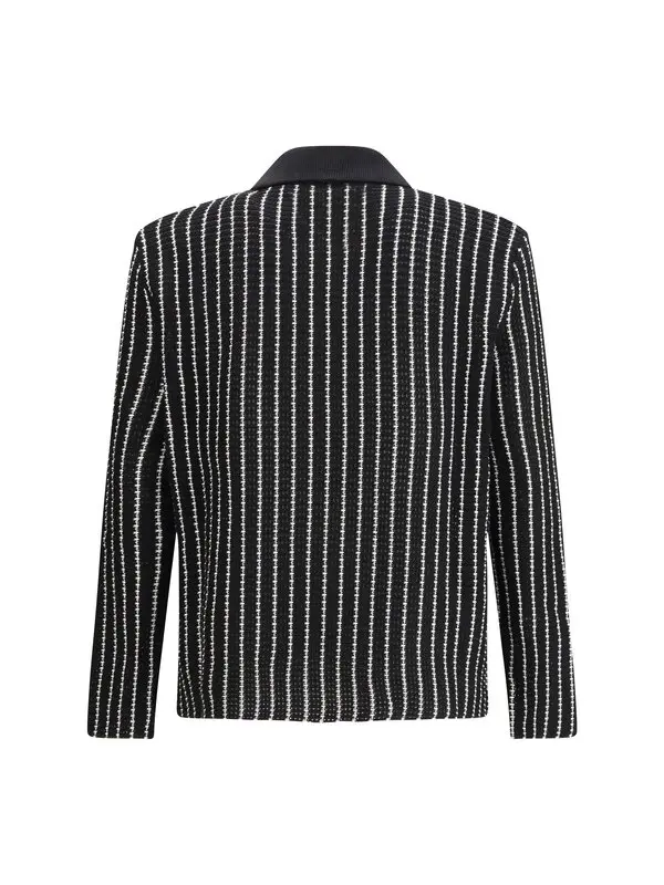 JIL SANDER Embroidered Crochet Cardigan