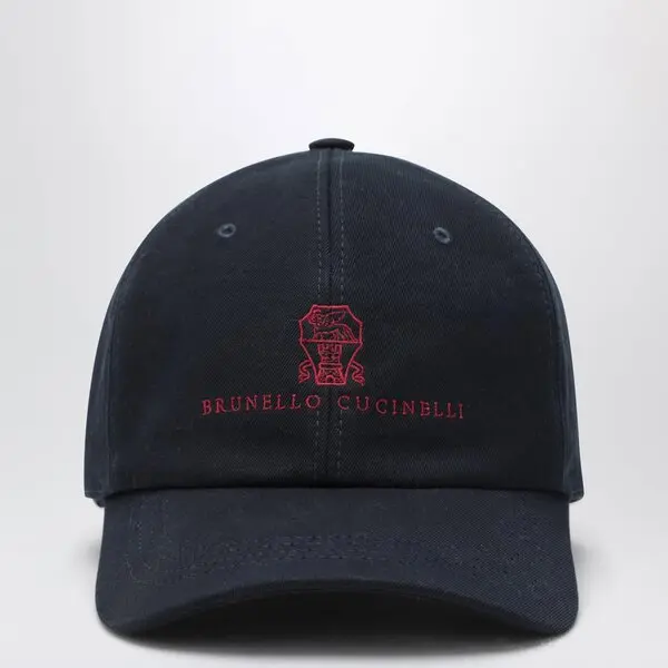 Brunello Cucinelli Cotton Baseball Cap - Blue