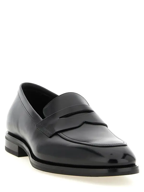 Santoni Gregor Loafers - Black