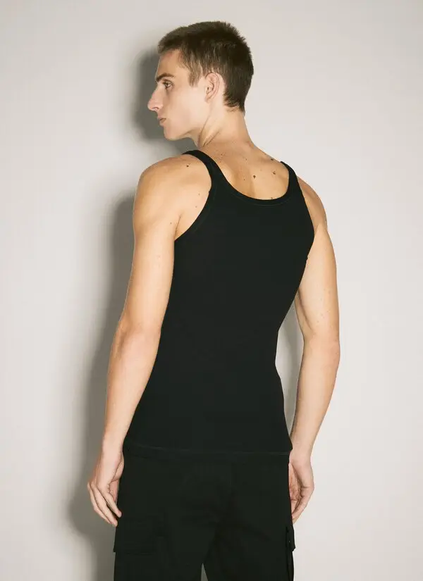 Dolce & Gabbana Logo Embroidery Tank Top