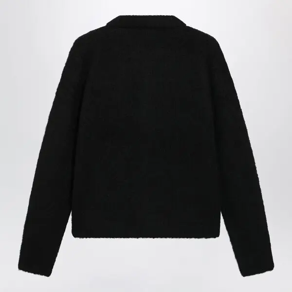 Dries Van Noten Long-sleeved Alpaca Blend Cardigan