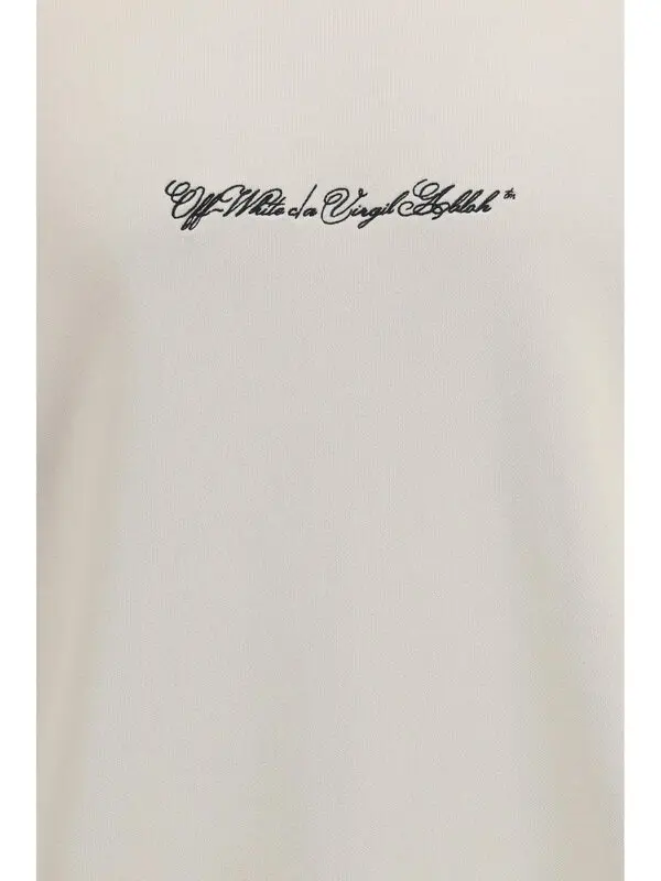 Off-White Script Arrow Crewneck Sweatshirt - Cream