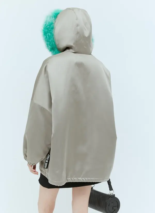 Gucci Satin Bomber Jacket
