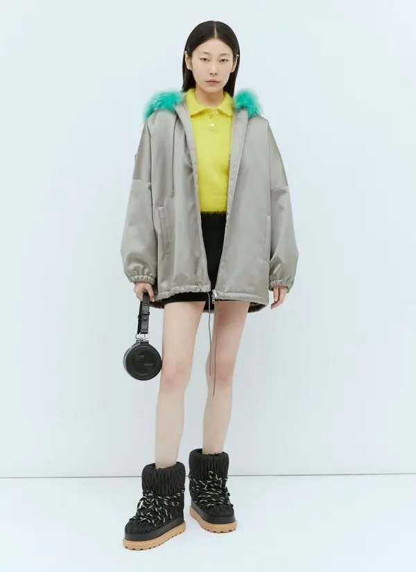 Gucci Satin Bomber Jacket