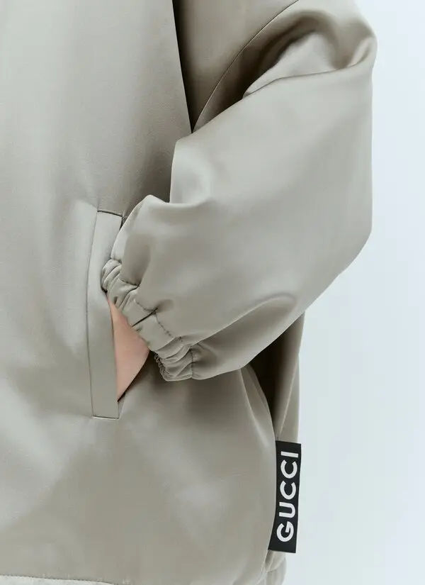 Gucci Satin Bomber Jacket