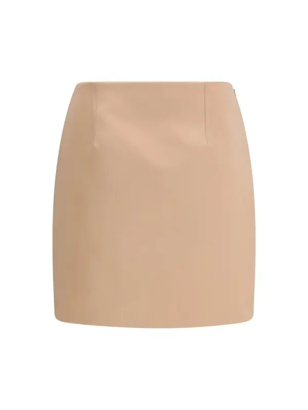 Chloé Satin Mini Skirt - Pink