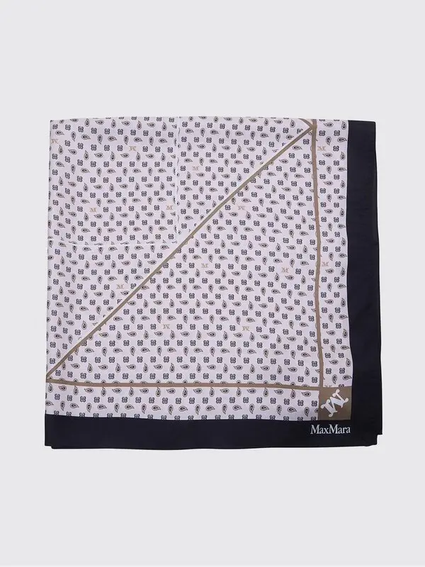 Max Mara Mixed Print Silk Foulard