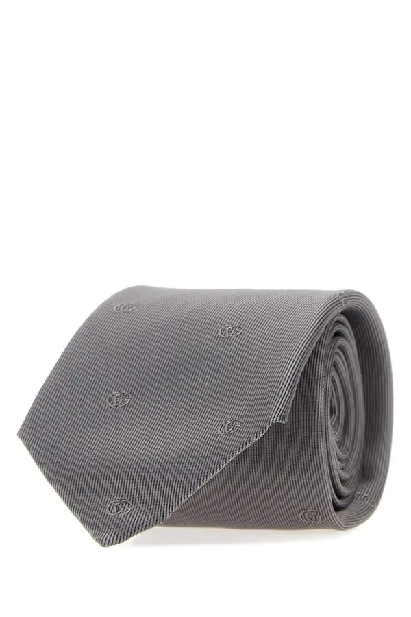 Gucci Grey Jacquard Tie