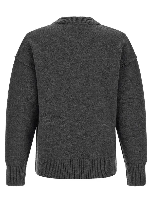 AMI Paris De Coeur Wool Sweater