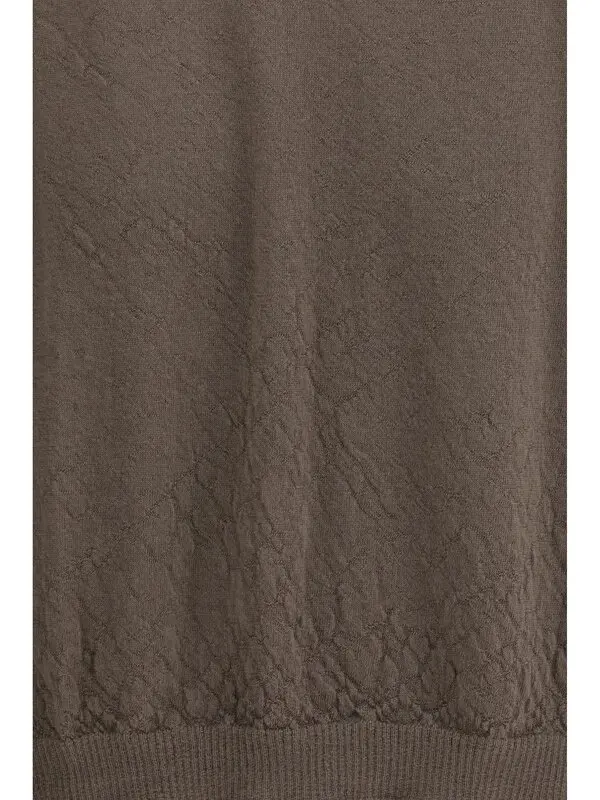 Rick Owens Temple Extreme V-neck Sweater - Gray