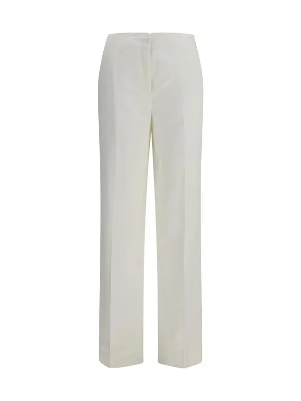 TOTEME Easy Raw Edge Pants - White