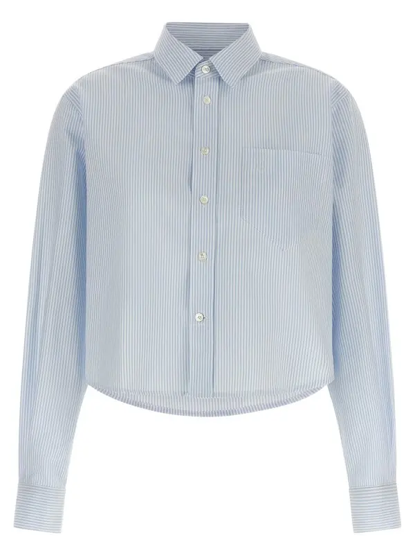 AMI Paris De Coeur' Cropped Shirt