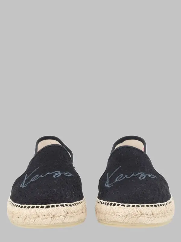 Kenzo Espadrilla Con Logo Ricamato