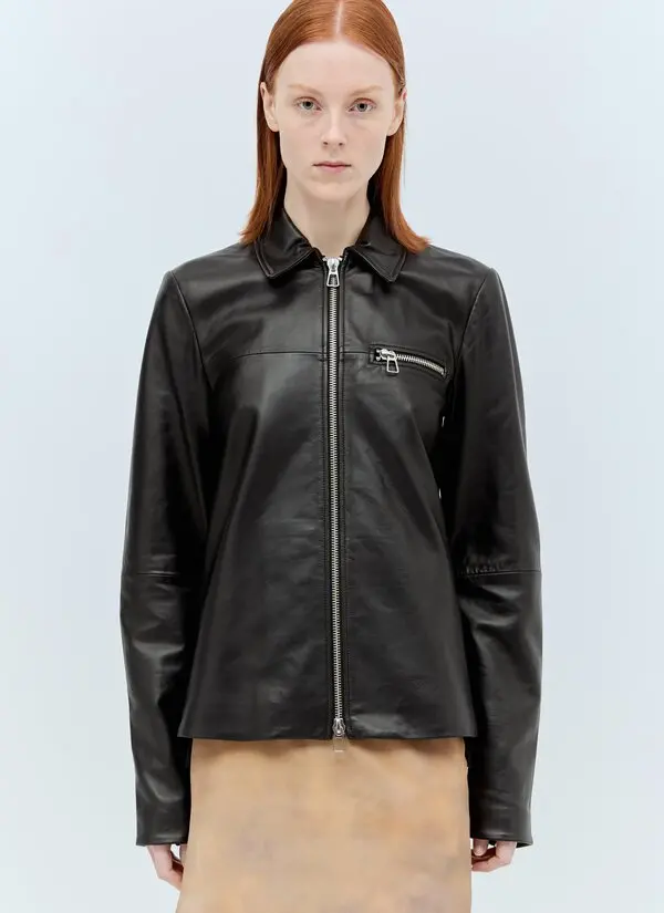 Sportmax Nappa Leather Jacket