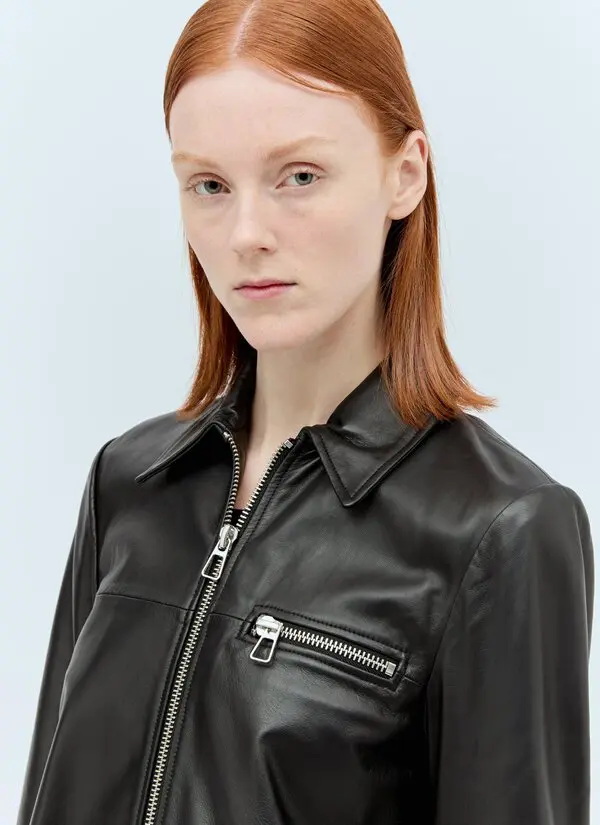 Sportmax Nappa Leather Jacket