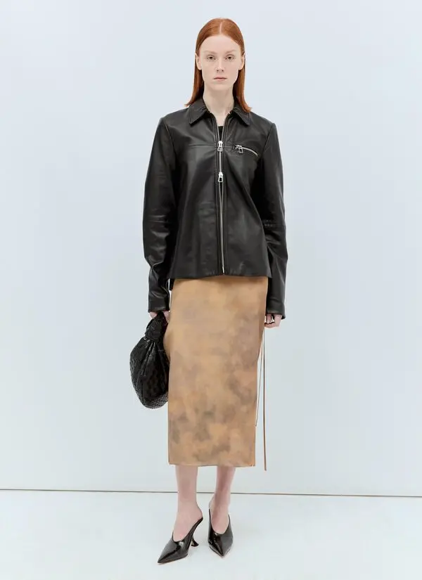 Sportmax Nappa Leather Jacket
