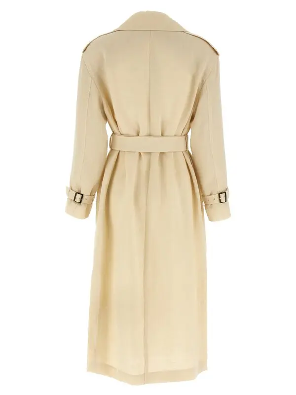 Max Mara Vieste Trench Coat - Cream