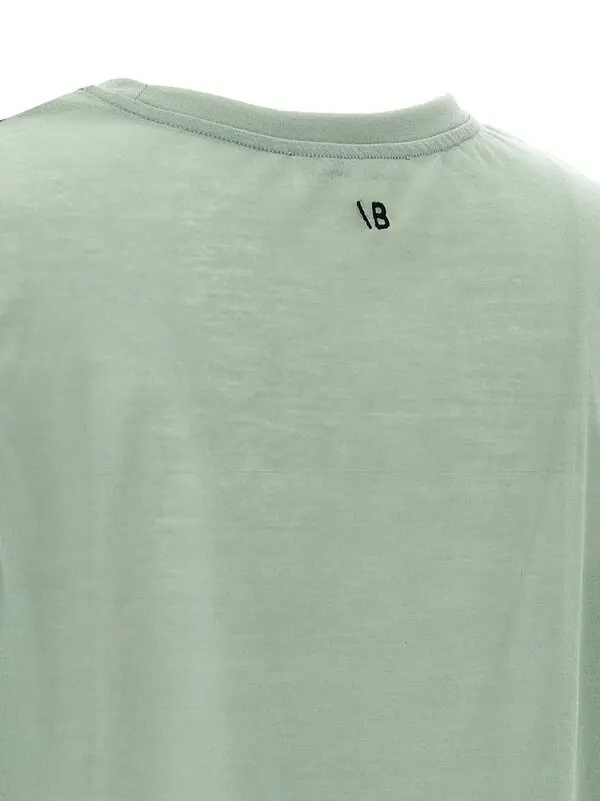 Victoria Beckham Logo Embroidery Top - Green