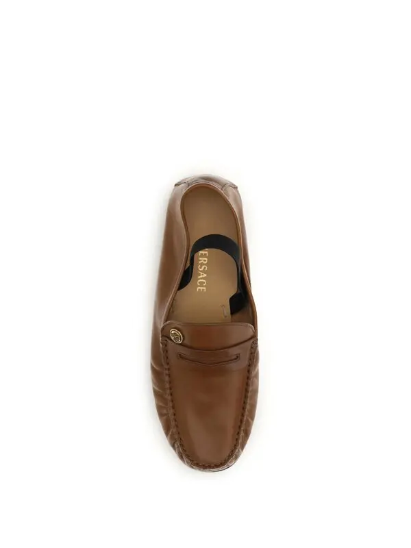 Versace Leather Loafers