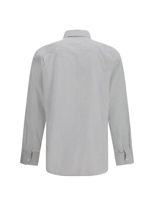 Saint Laurent Striped Shirt With Button Fastening