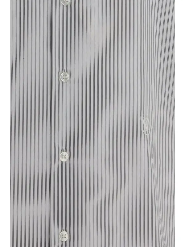 Saint Laurent Striped Shirt With Button Fastening