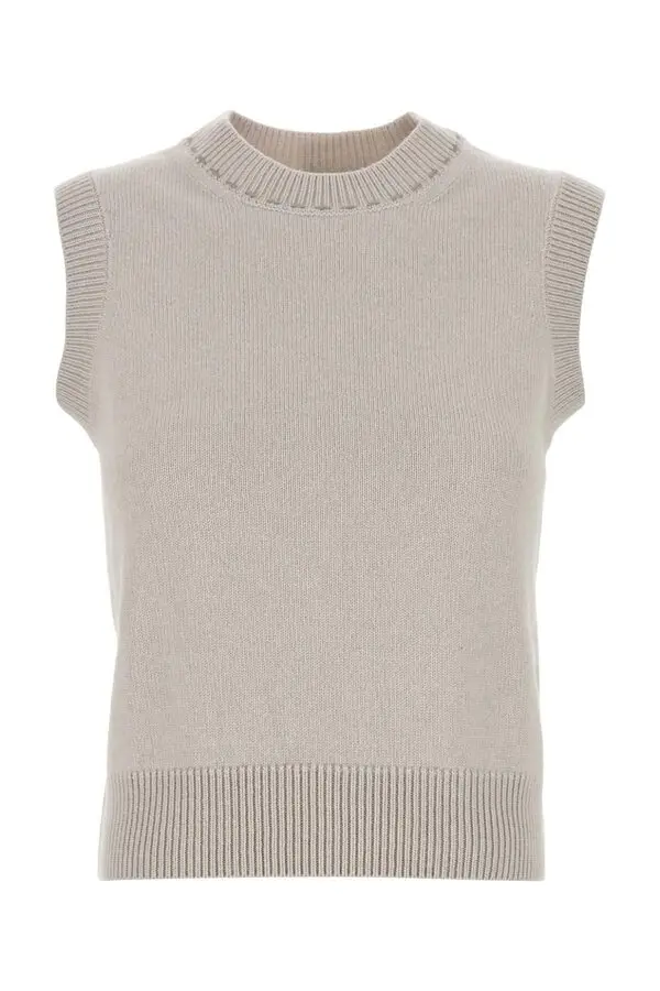 Fendi Cappuccino Cashmere Vest - Brown
