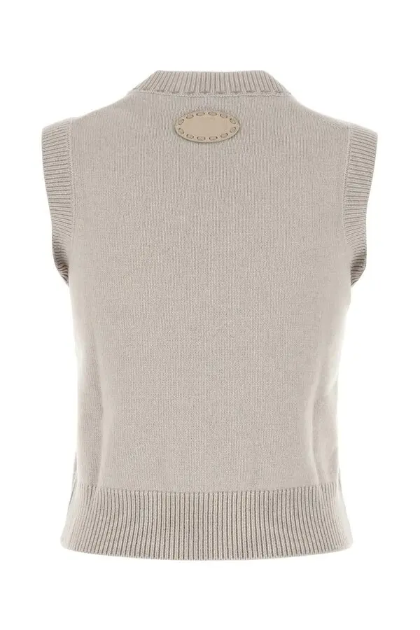Fendi Cappuccino Cashmere Vest - Brown