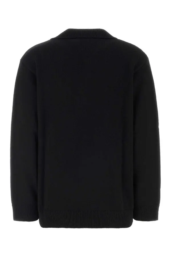 Valentino Garavani Cashmere Polo Shirt - Black