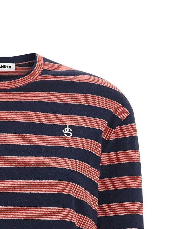 JIL SANDER Striped Long-sleeve T-shirt - Multicolor
