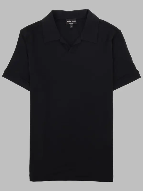 Giorgio Armani Polo In Jersey Di Viscosa Stretch
