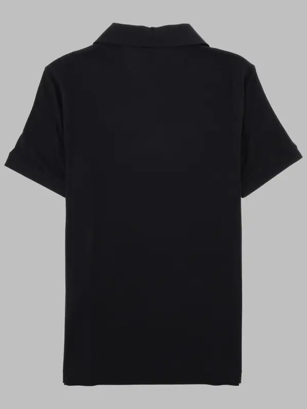 Giorgio Armani Polo In Jersey Di Viscosa Stretch