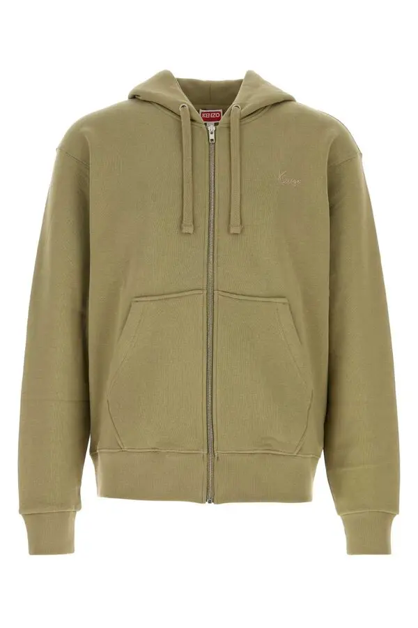 Kenzo Olive Cotton Sweatshirt