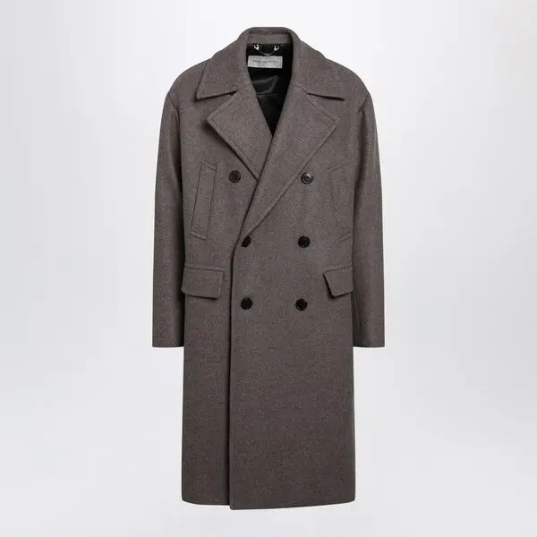 Dries Van Noten Wool Blend Double-breasted Coat - Cream