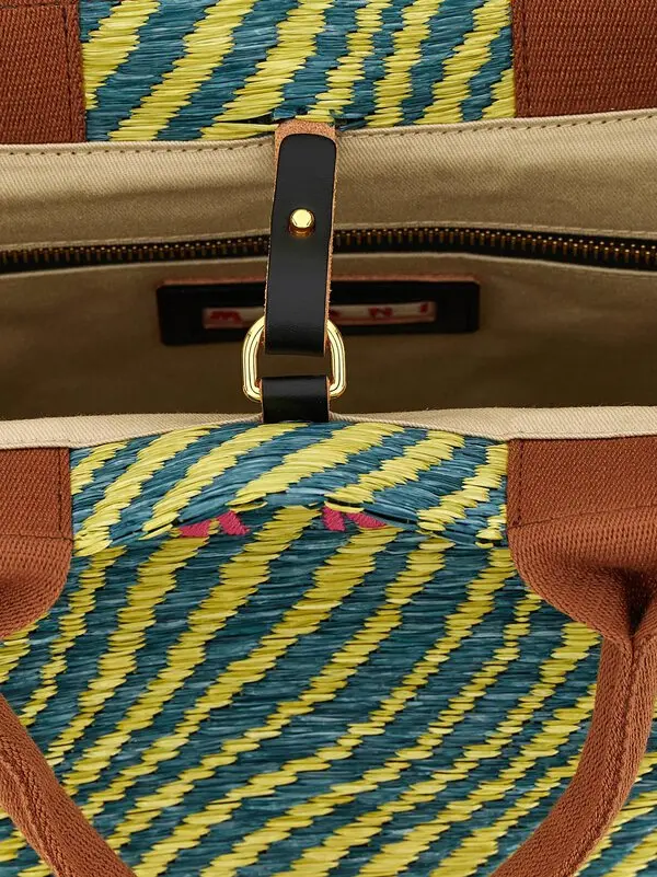 Marni Raffia Handbag - Multicolor