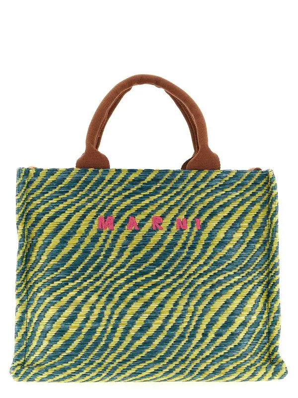 Marni Raffia Handbag - Multicolor