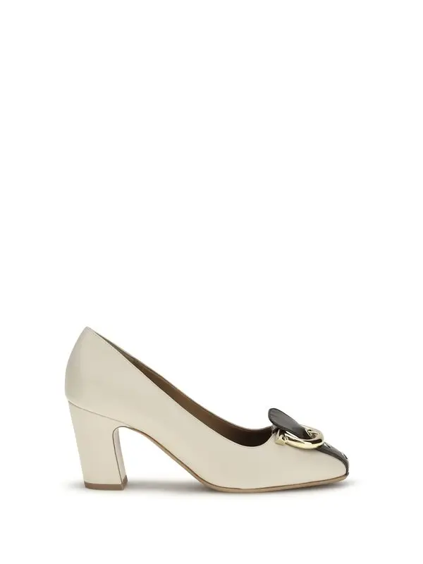 FERRAGAMO Leather Pumps - Multicolor