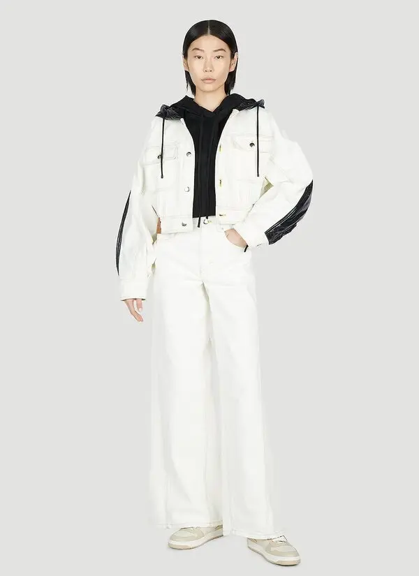 Moncler Wide Leg Denim Pants